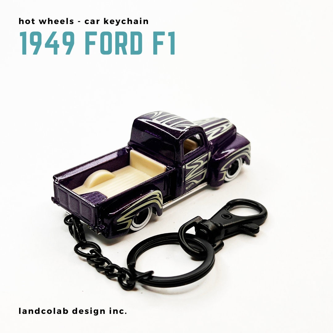 1949 Ford F1 Hot Wheels Car Keychain gift for Him Gift for - Etsy