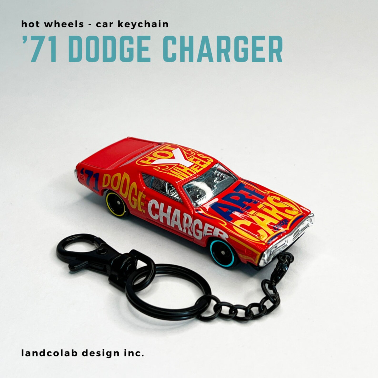 Dodge Charger 1971 Hot Wheels Car Keychain free Delivery - Etsy