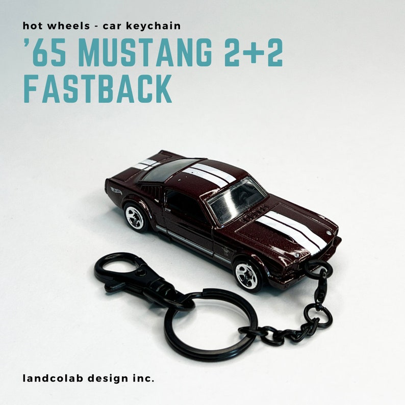 1965 Mustang 2+2 Fastback - Car Keychain - Etsy