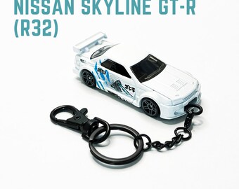 Nissan Skyline GT-R R34 Keychain, Diecast Car Keychain - Etsy