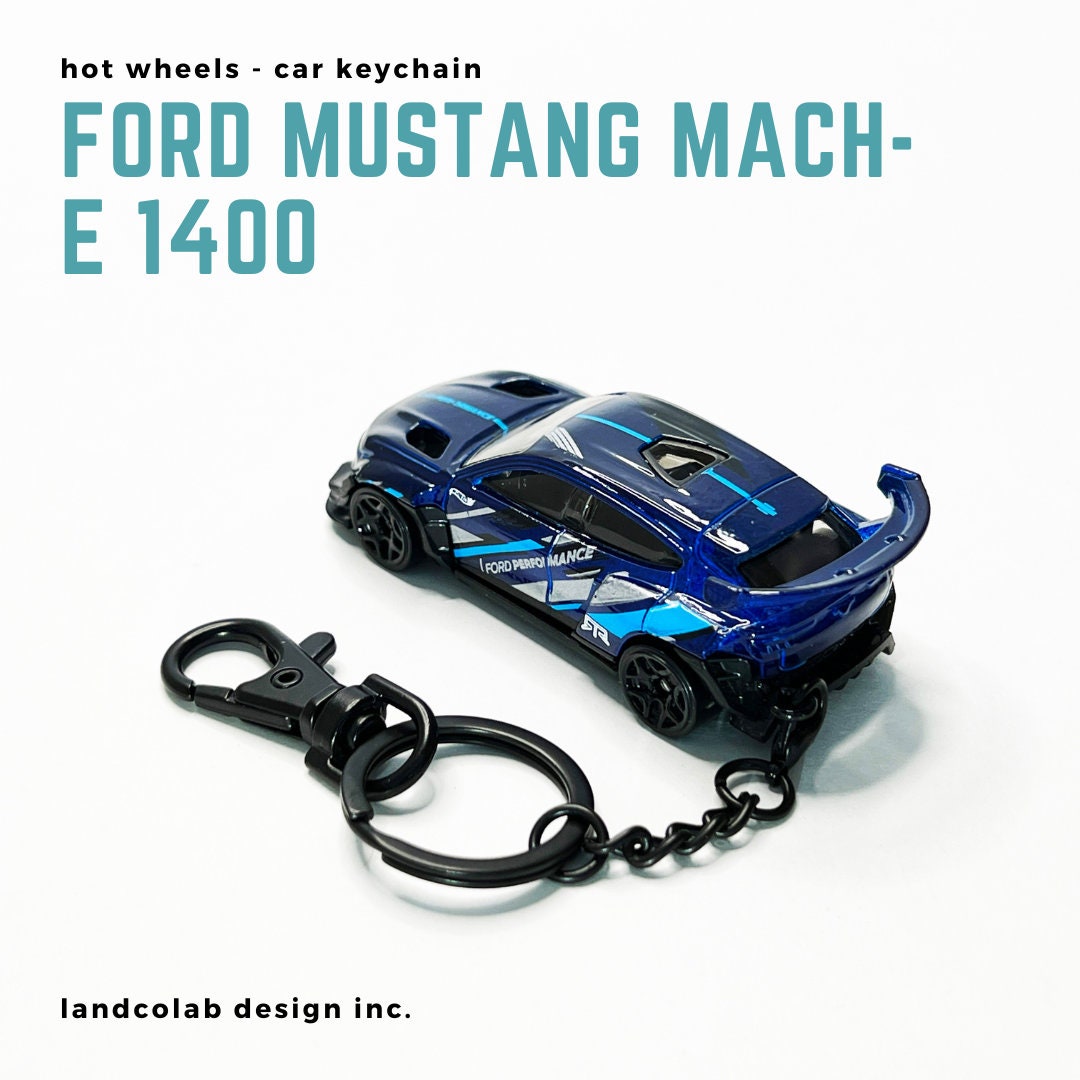 Ford Mustang Mach-e 1400 Hot Wheels Diecast Keychain free Delivery - Etsy