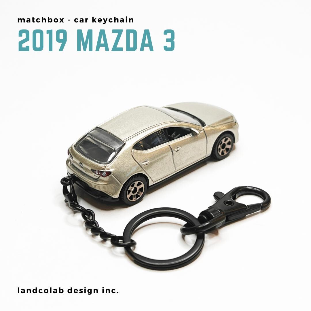 2019 Mazda 3 - Car Keychain - Etsy