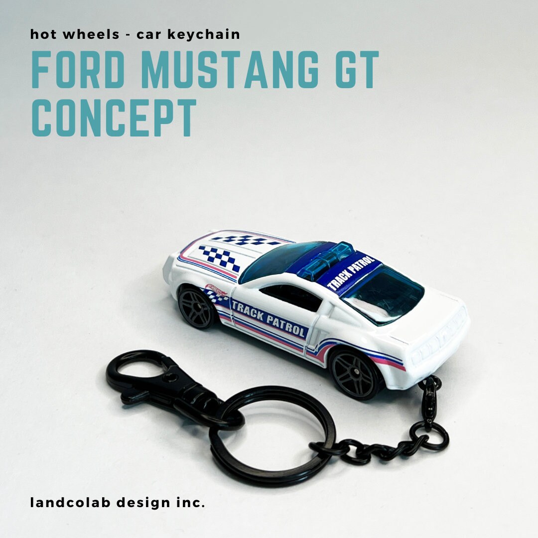 Ford Mustang GT Concept Hot Wheels Car Keychain free Delivery - Etsy