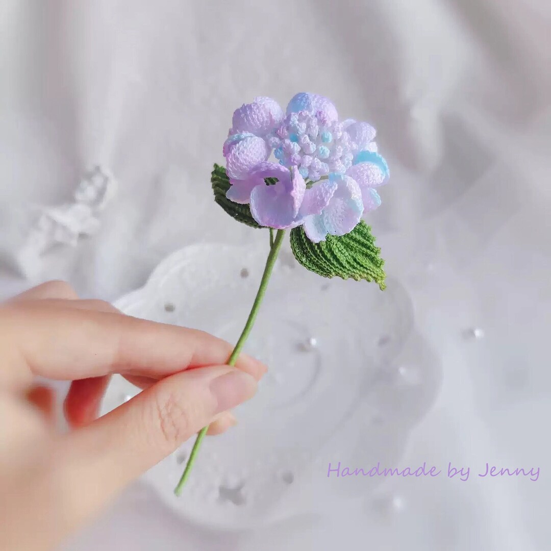 Handmade Micro Crochet Brooch, Preserved Flower Brooch, Simulation ...