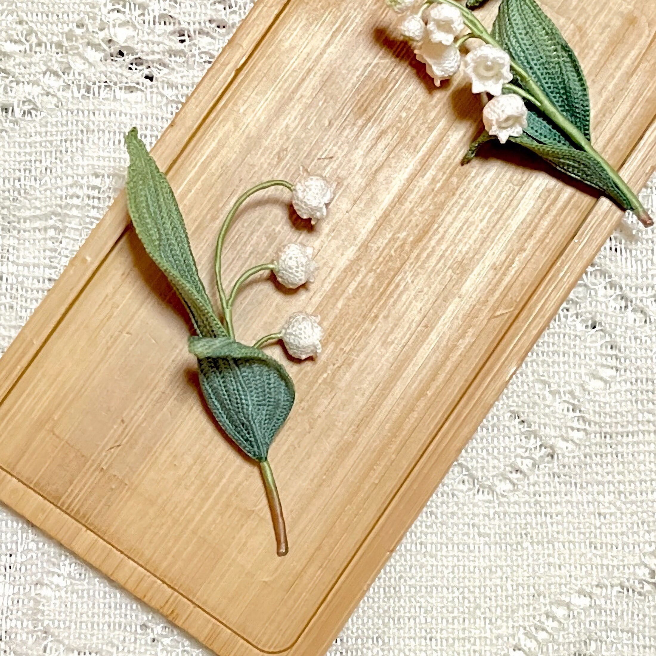 Handmade Micro Crochet Brooch Bell Orchid Brooch Crochet - Etsy