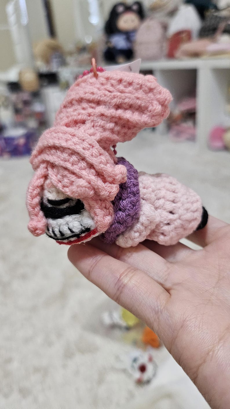 Anime Crochet Doll One Piece Dandadan Aira Shiratori Transformation - Etsy