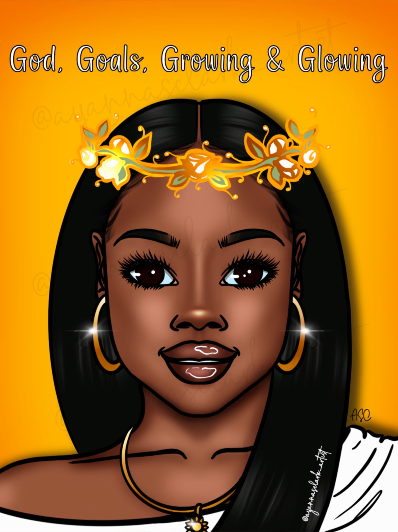God, Goals, Growing, & Glowing - Etsy