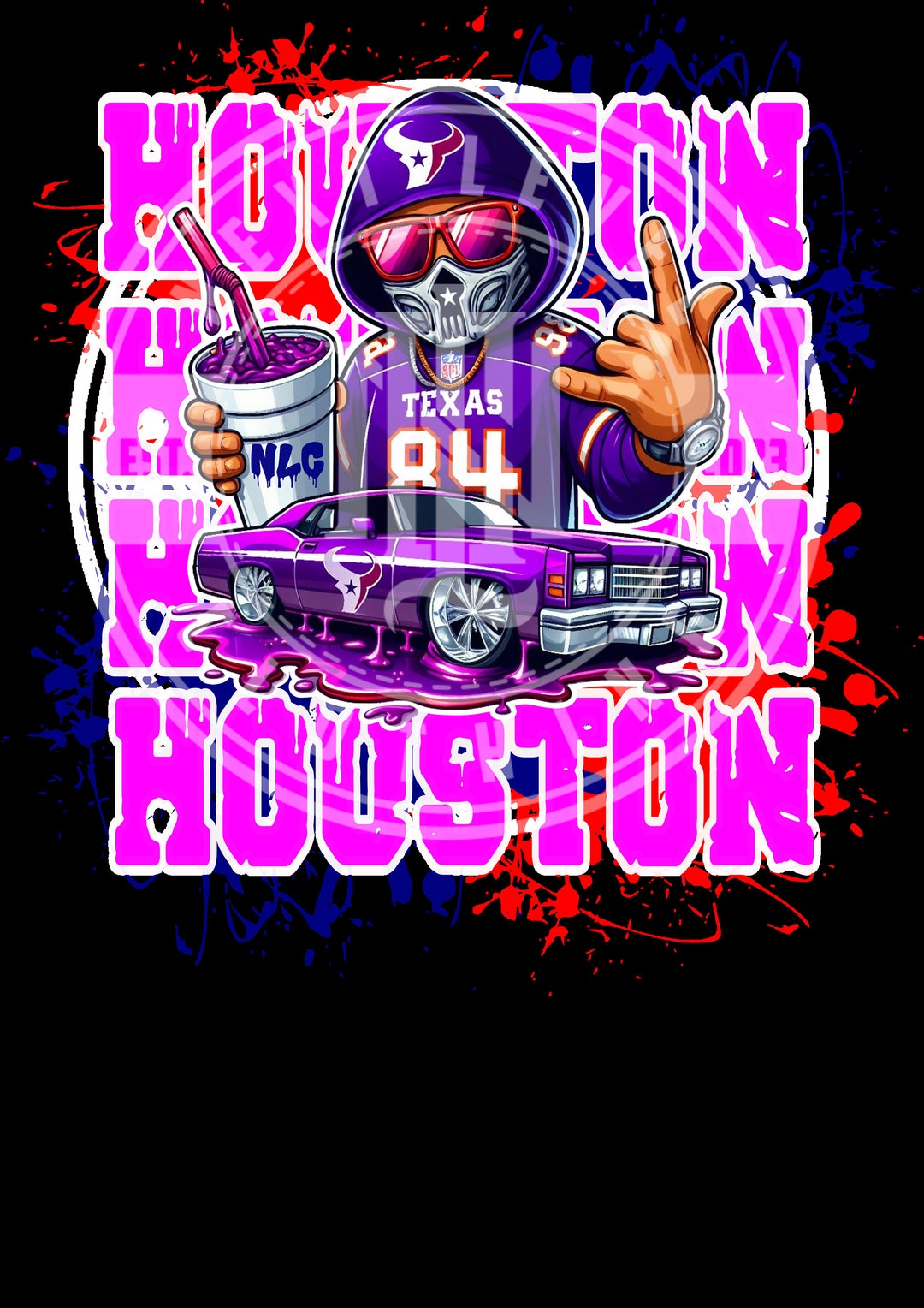 Houston 300dpi Png ,H Town,houston Made Transparent ,digital Art ...