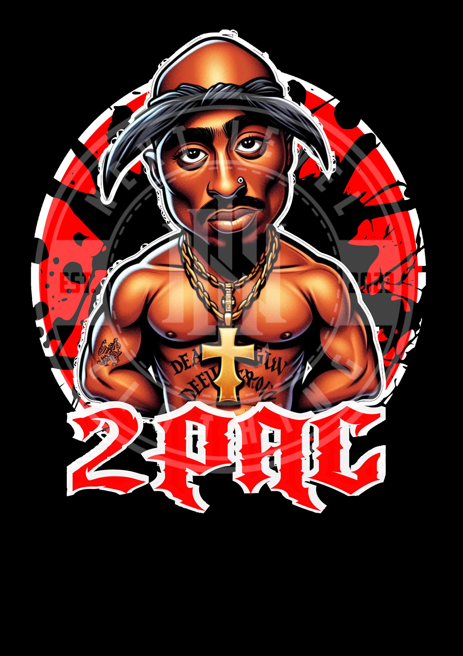 2PAC 300dpi Png Digital Download New Image ,sublimation or Dtf Print - Etsy