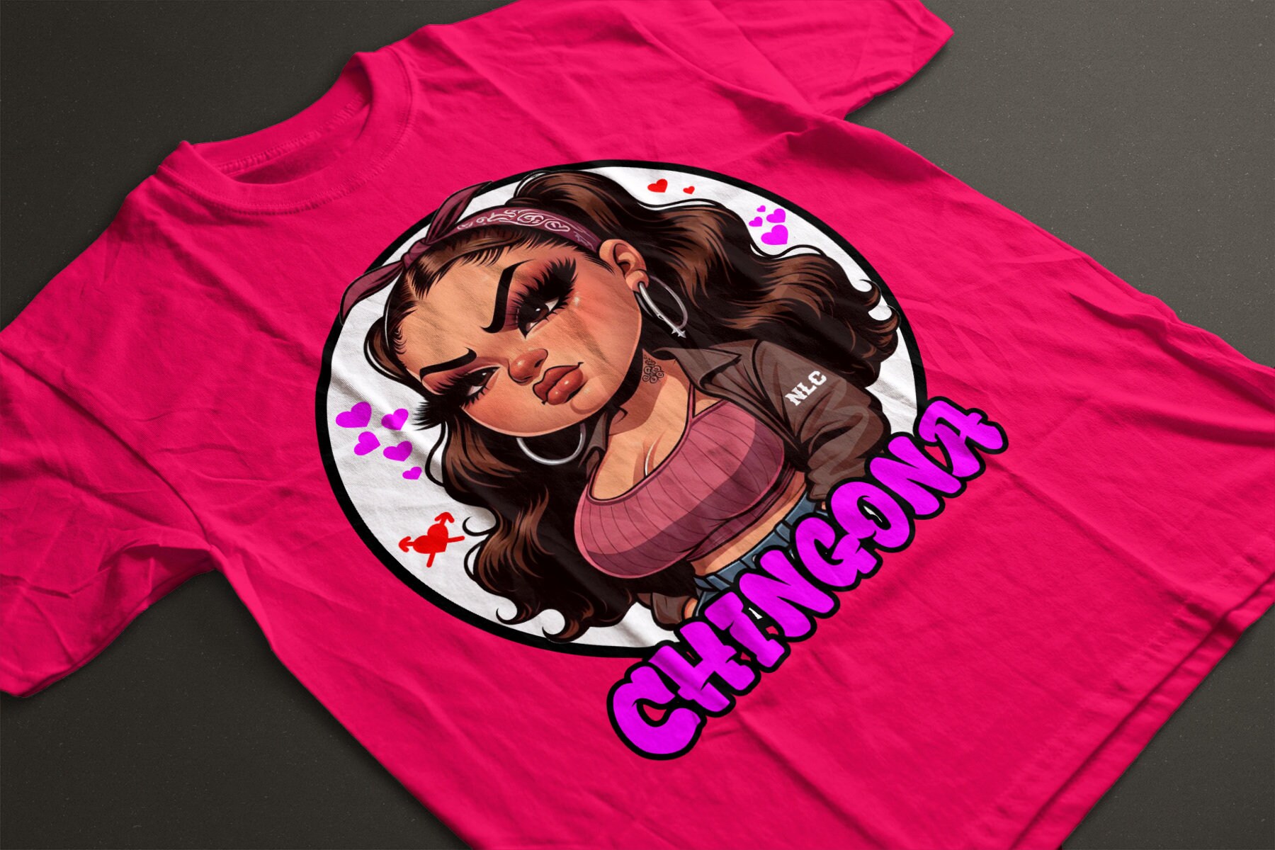 Chingona,cute Girl Art,gordita ,cute Digital Art 300 Dpi - Etsy