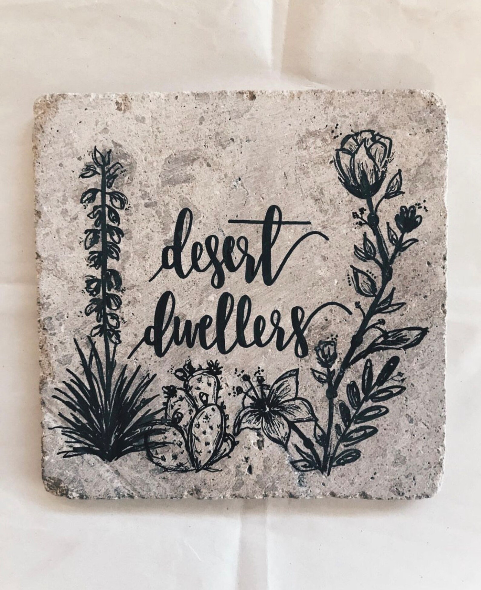 Hand Lettered Custom Tiles - Etsy