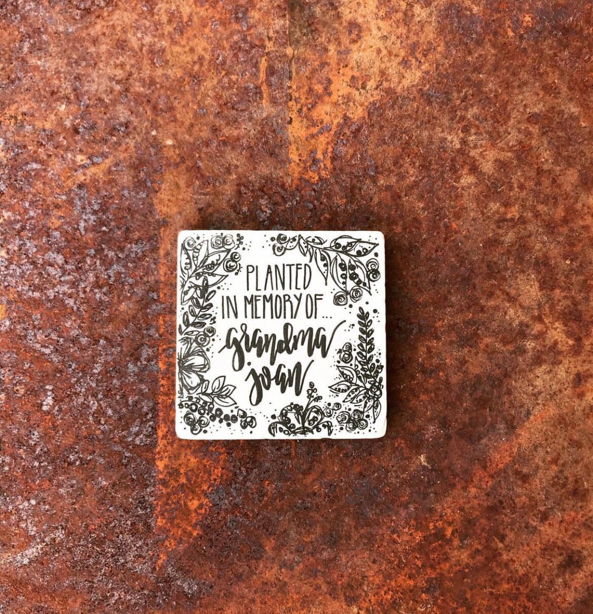 Hand Lettered Custom Tiles - Etsy
