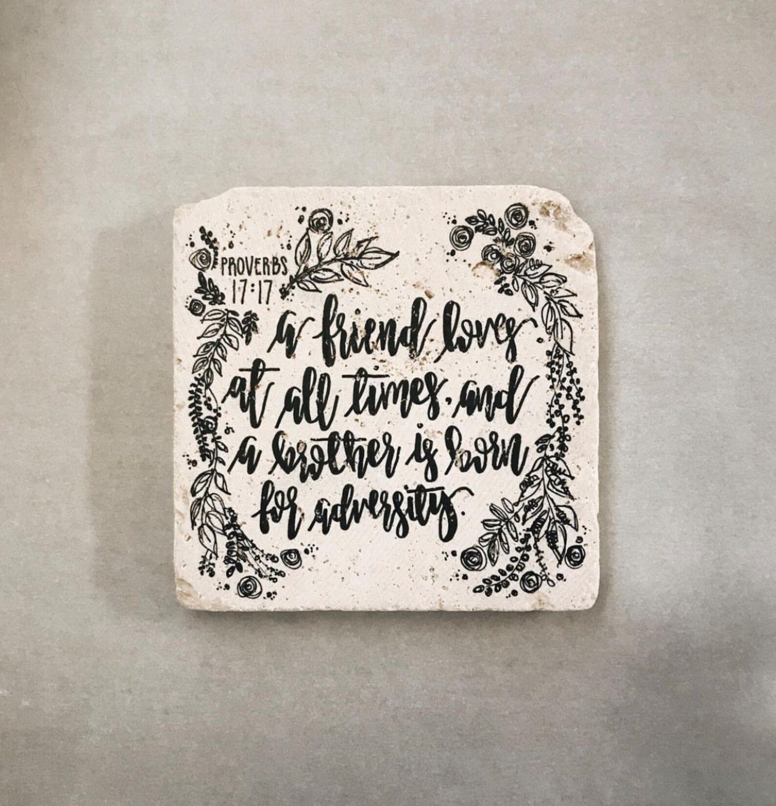 Hand Lettered Custom Tiles - Etsy