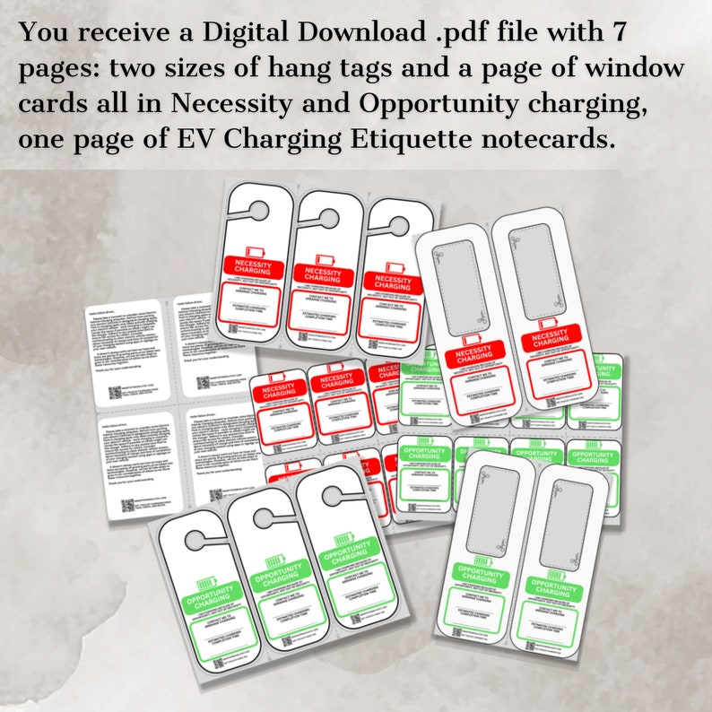 EV Charging Sign, Electric Vehicle Charging Status Sign, EV Etiquette ...