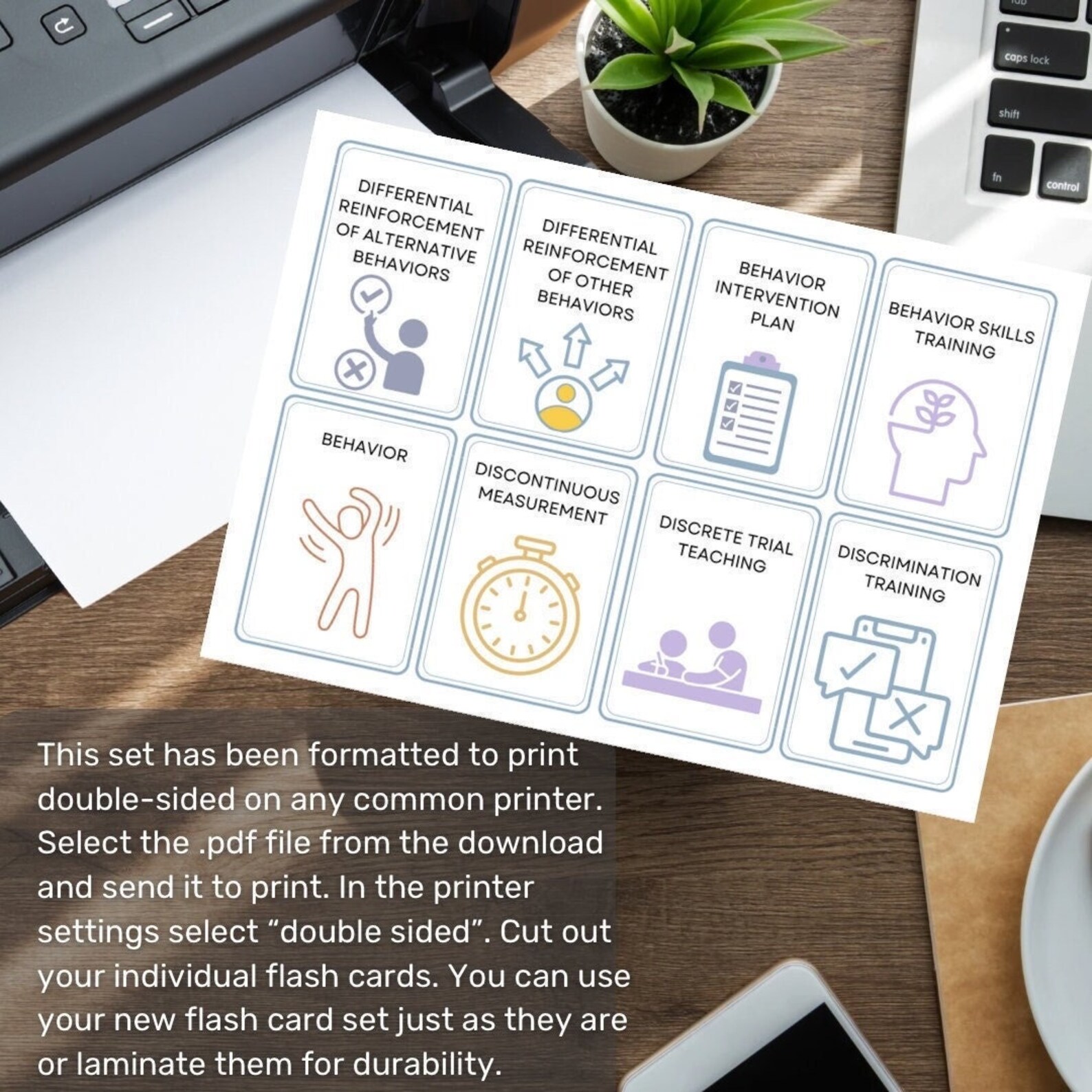 RBT Exam Flashcards, Printable, Registered Behavior Technician ...