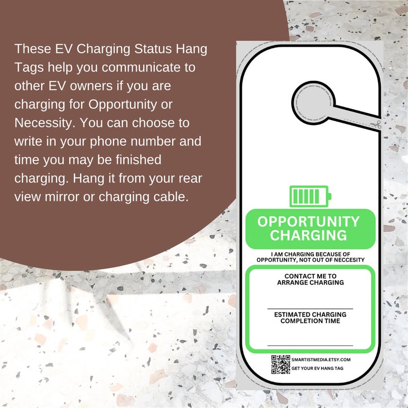 EV Charging Sign, Electric Vehicle Charging Status Sign, EV Etiquette ...