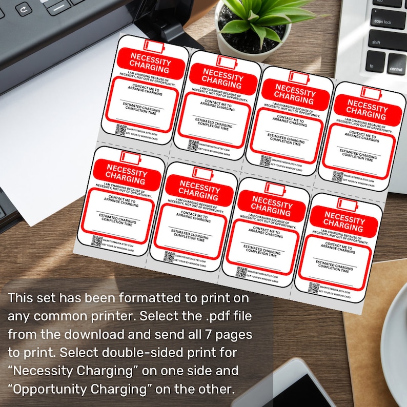 EV Charging Sign, Electric Vehicle Charging Status Sign, EV Etiquette ...