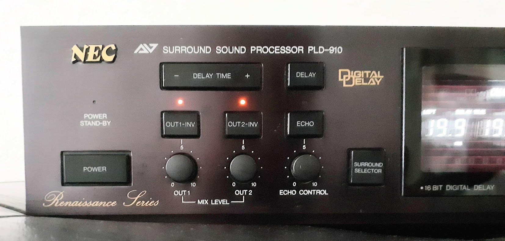 Vintage NEC PLD-910 Surround Sound Processor Tested and - Etsy