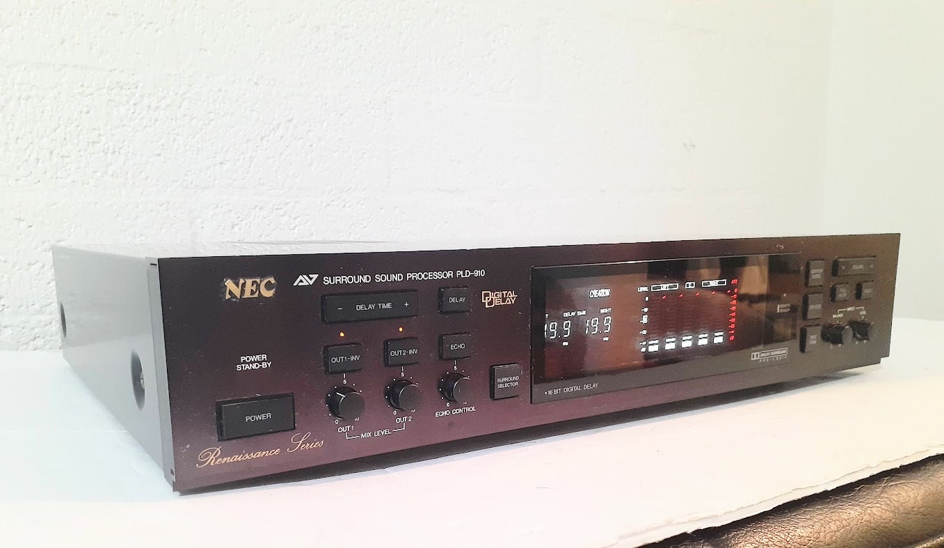 Vintage NEC PLD-910 Surround Sound Processor Tested and - Etsy