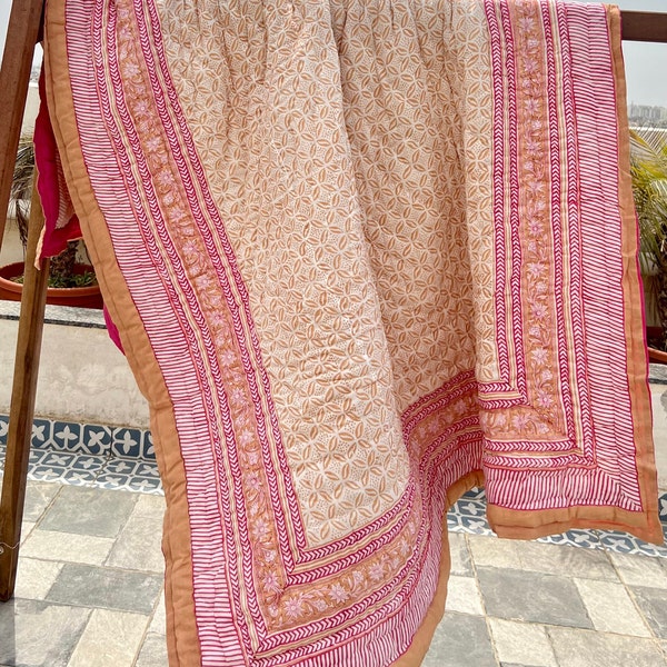 Indian Cotton Quilt - Etsy