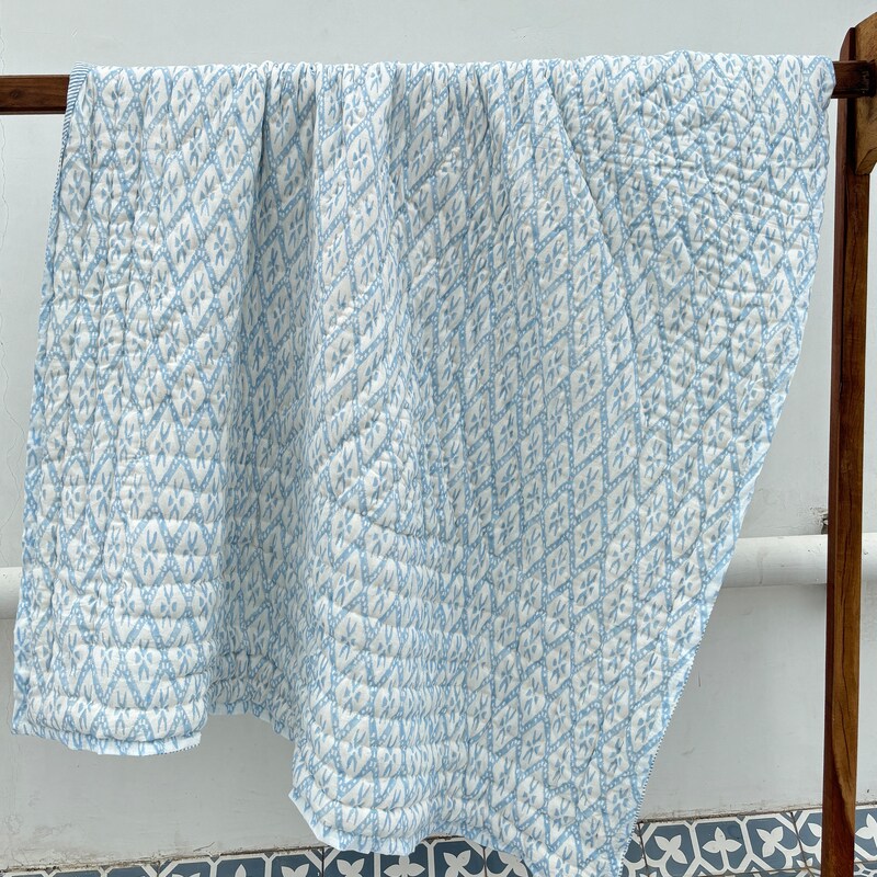 Block Print Quilt - Etsy