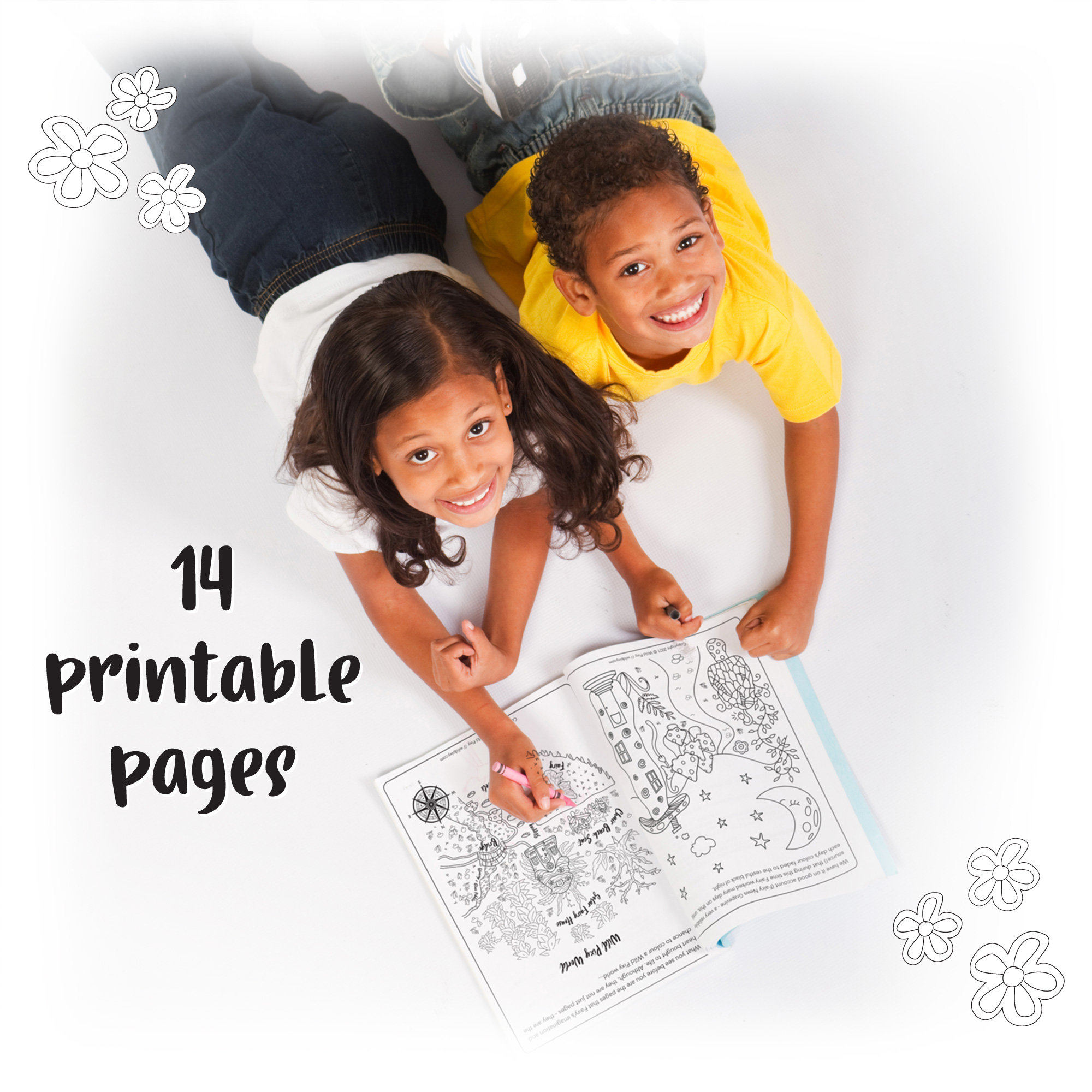 Coloring in Storybook for Kids and Adults Instant Download, Printable ...