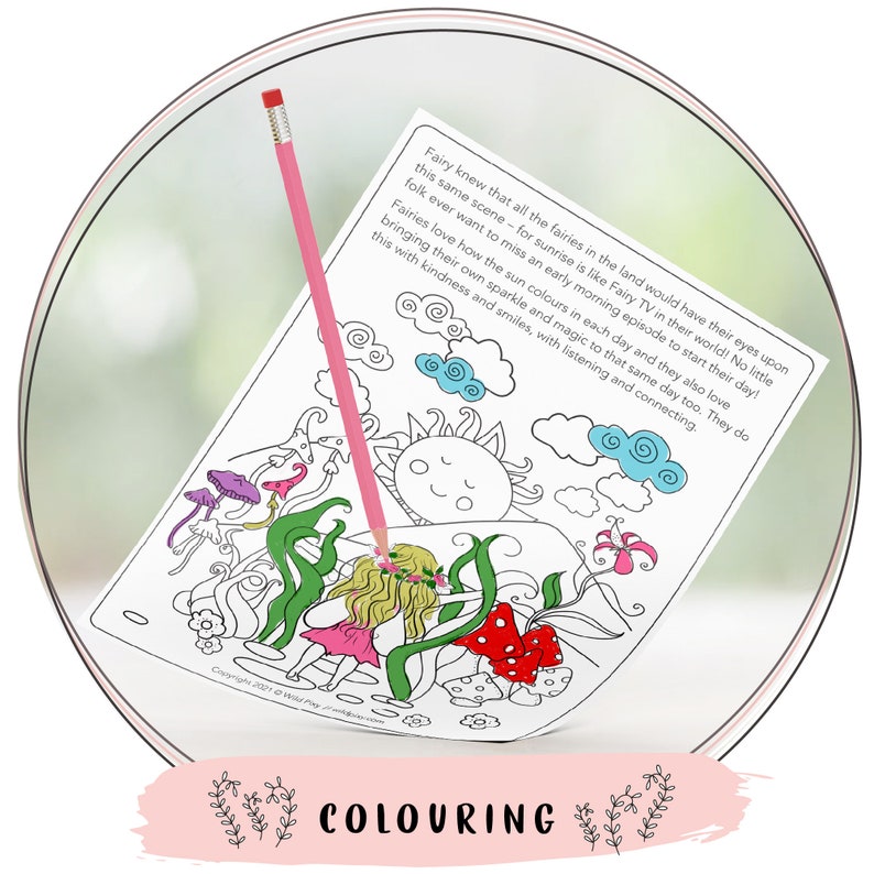 Coloring in Storybook for Kids and Adults Instant Download, Printable ...