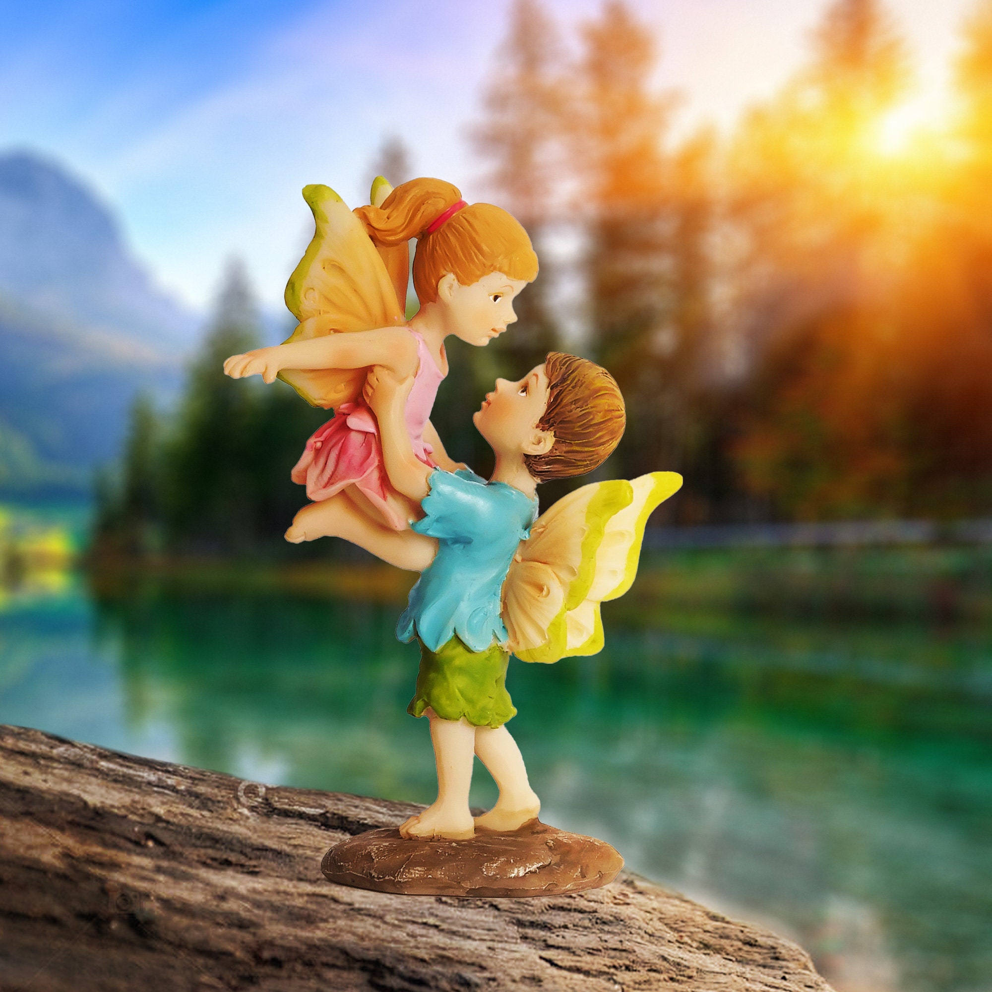 Gorgeous Garden Fairy Figurine, Indoor Fairy Ornament or Fairy Cake ...