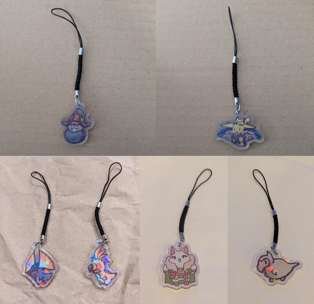 Monster Hunter Wilds/world Acrylic Phone Charms - Etsy