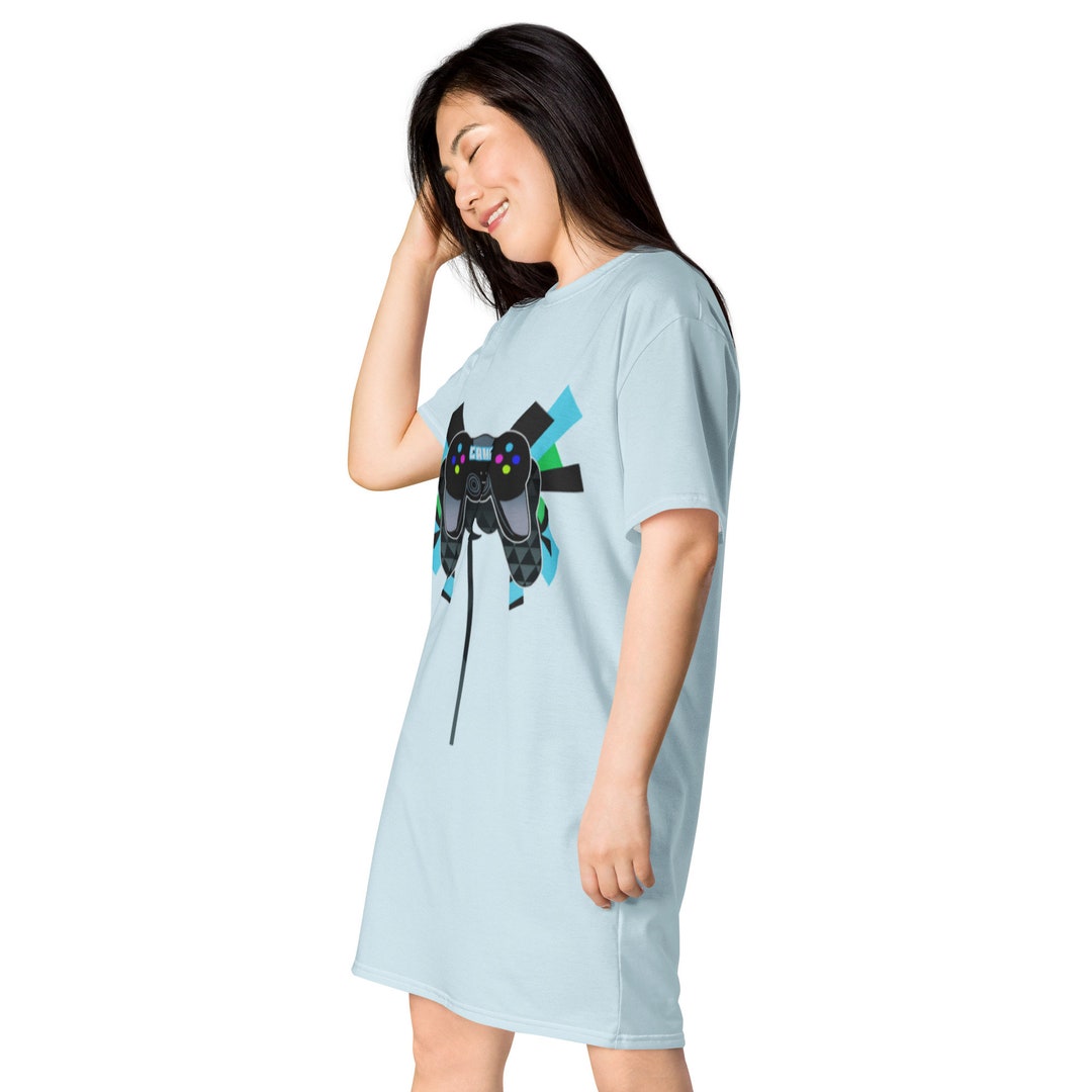 T-shirt Dress W/ Exia's Shirt Design NIKKE Goddess of Victory Casual ...