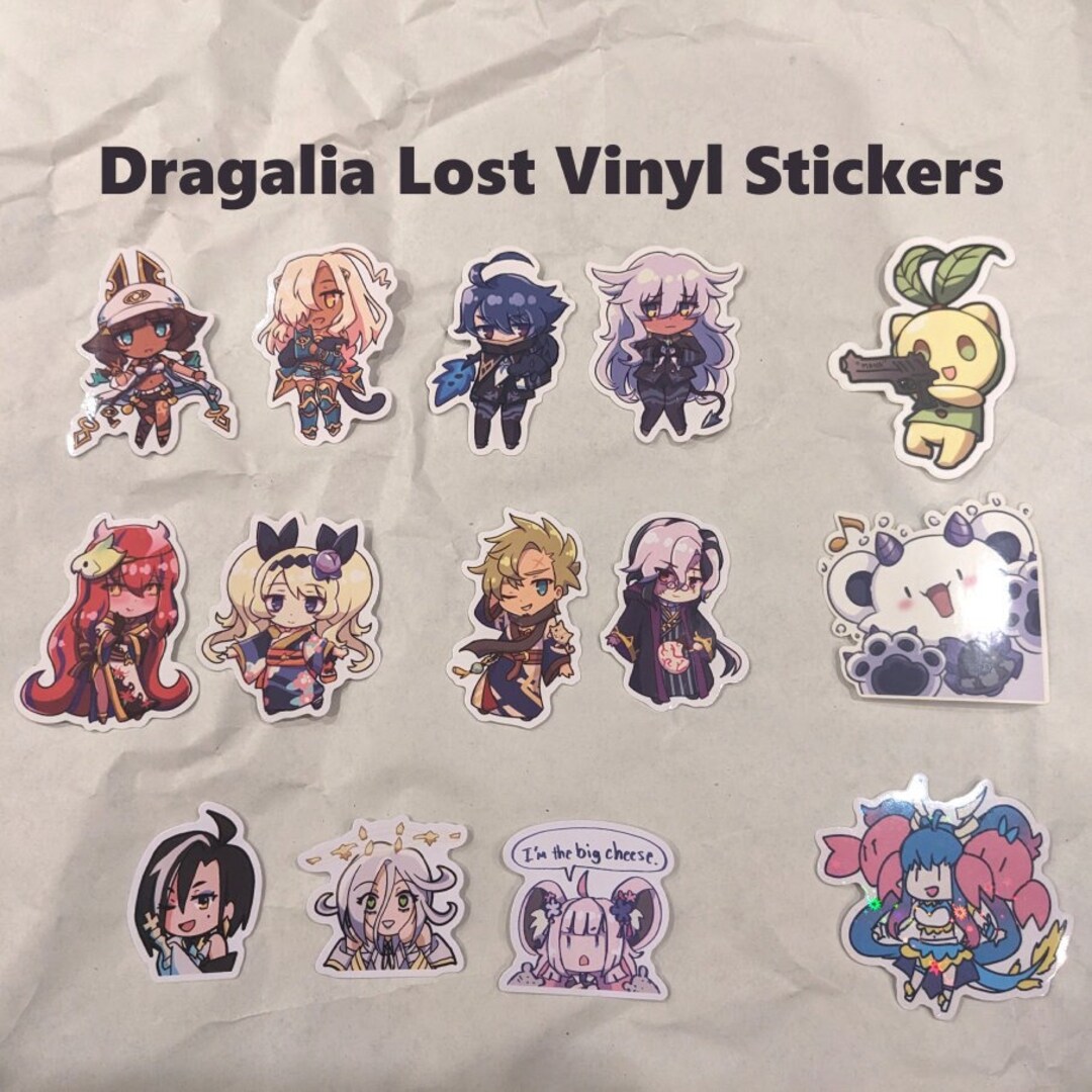 Dragalia Lost Vinyl Stickers - Etsy