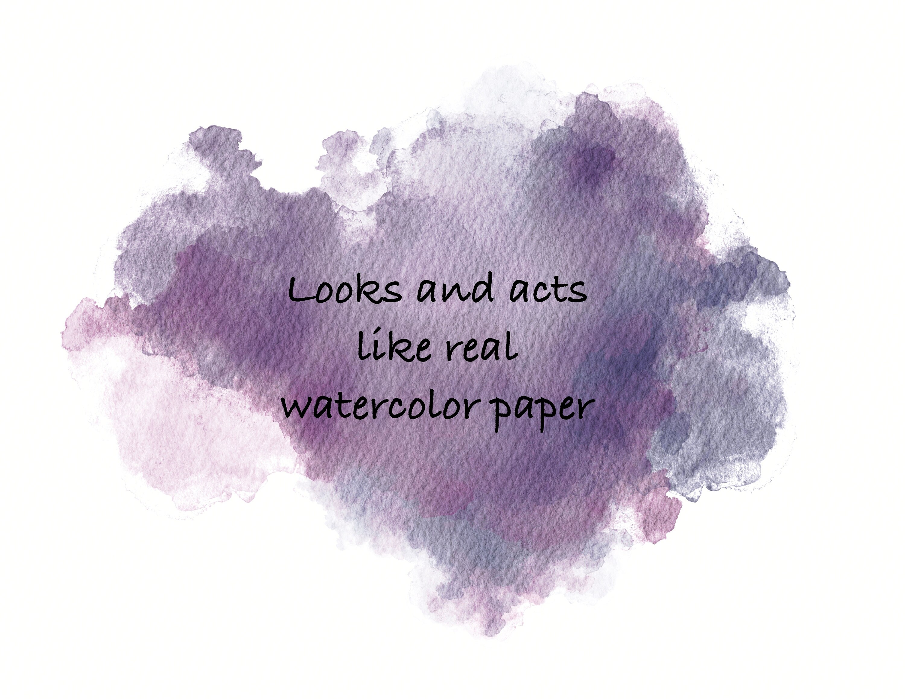 Realistic Procreate Watercolor Paper Texture - Etsy