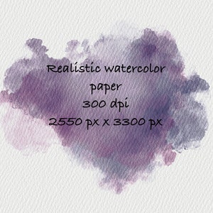 Realistic Procreate Watercolor Paper Texture - Etsy