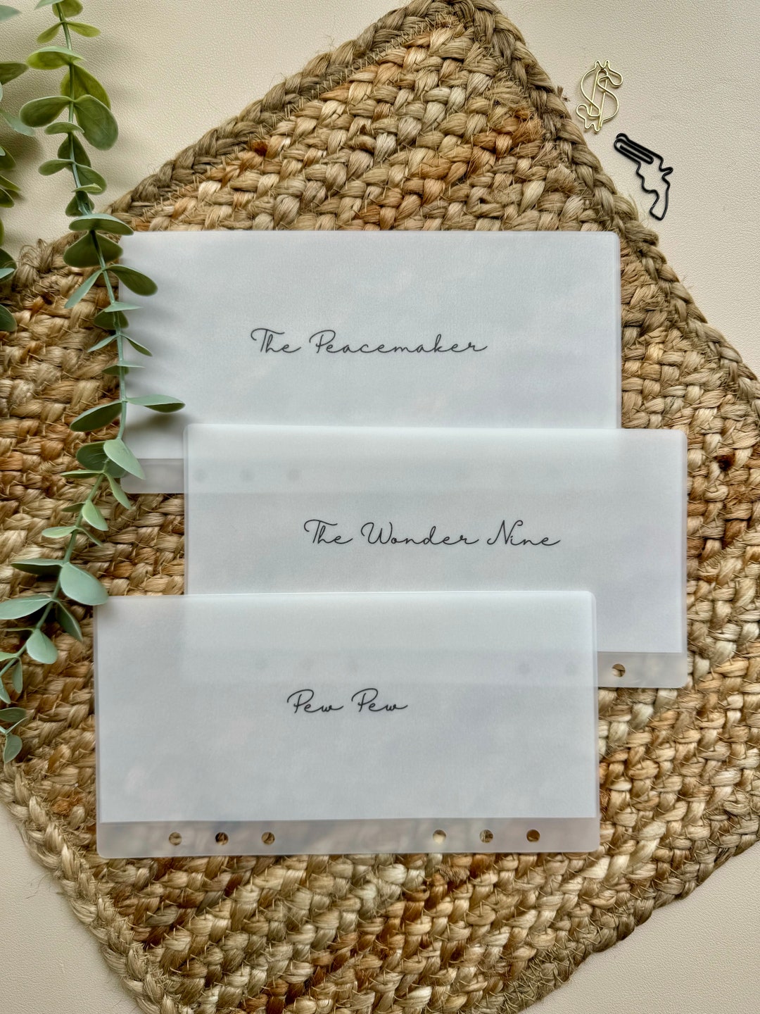 A5 Custom Cash Envelope | Laminated Matte Vellum Paper | Minimal ...