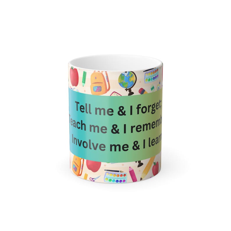 Color Morphing Teacher Mug: Classroom Theme, Inspiring Quote (11oz) - Etsy