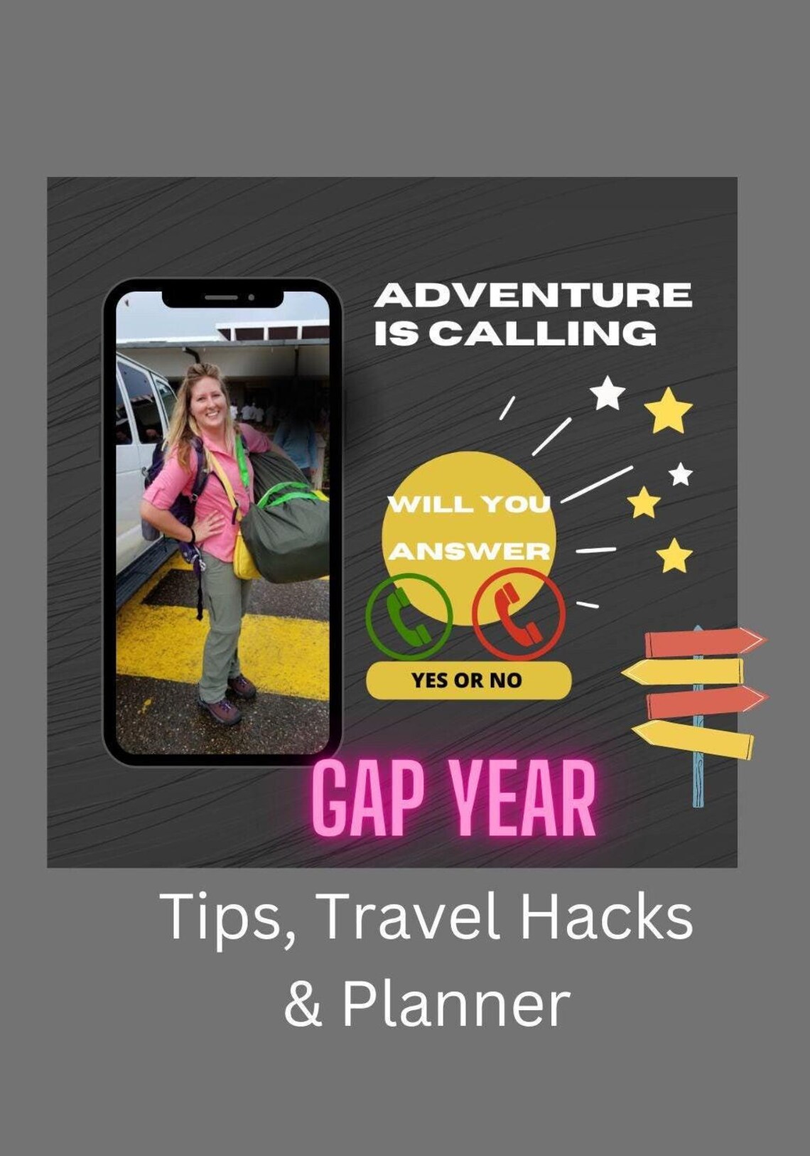 Digital ,gap Year Planner, Printable Template, Adventure Planner ...