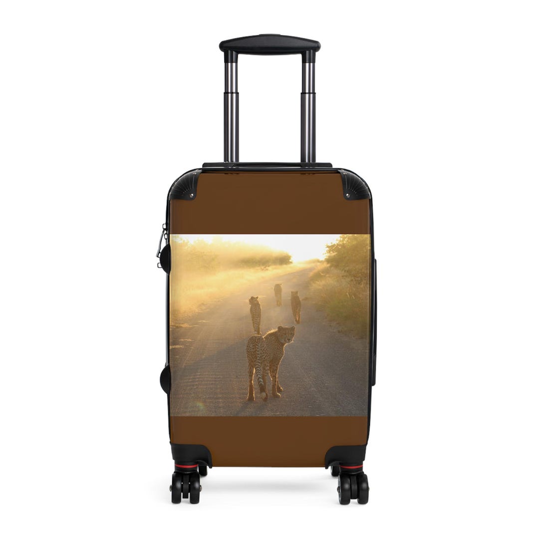Wildlife Suitcase, Cheetahs, Cheetah Print Luggage, Vacation Luggage ...