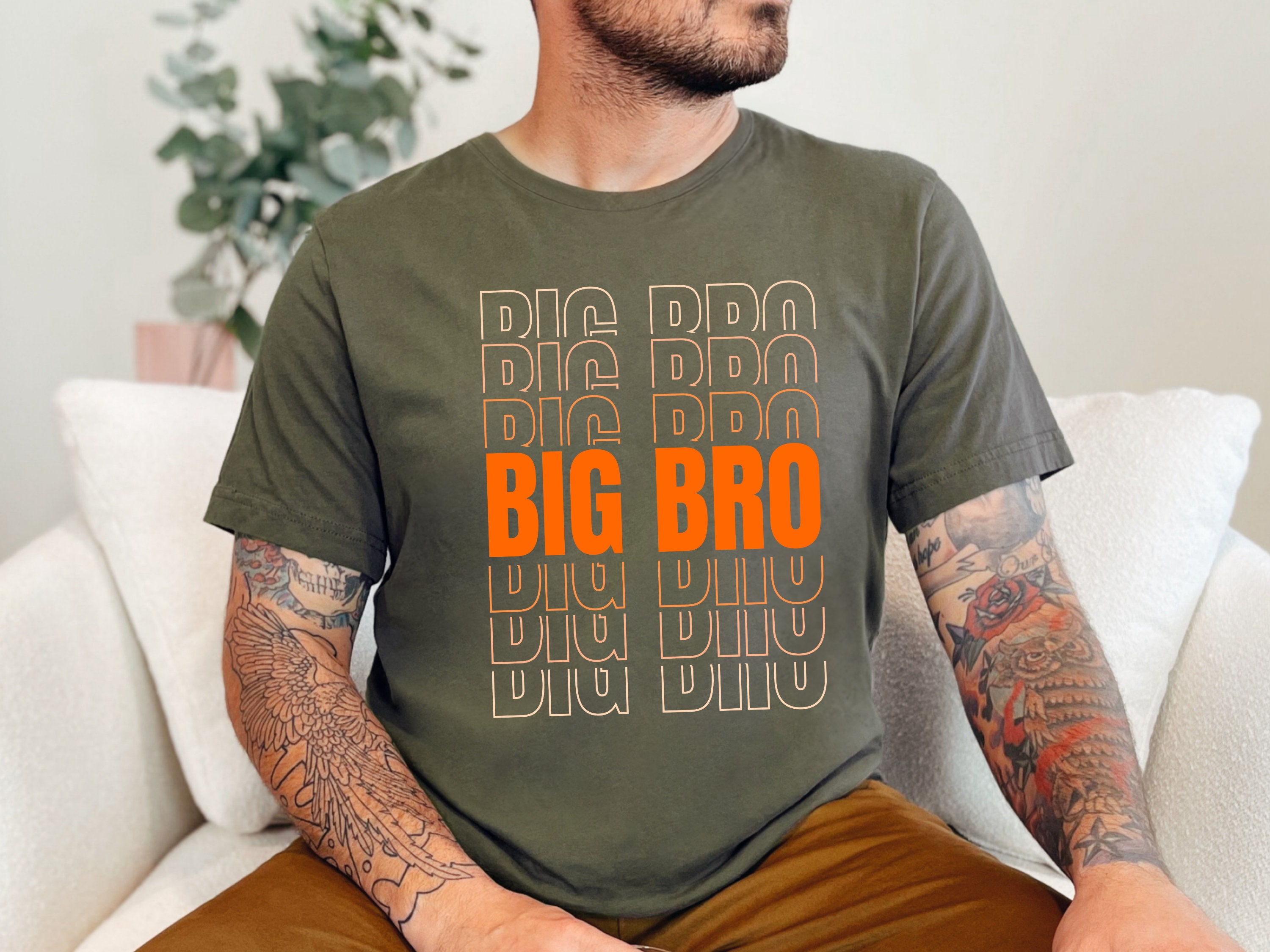 Big Bro Shirt Family Siblings Short Sleeve Tee for Big Brother Tees ...