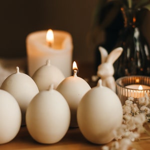 Easter Beeswax Eggs Candle Set of 3 Eggs Candle Easter Table - Etsy