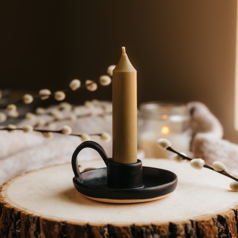 Chamber Stick Ceramic - Etsy