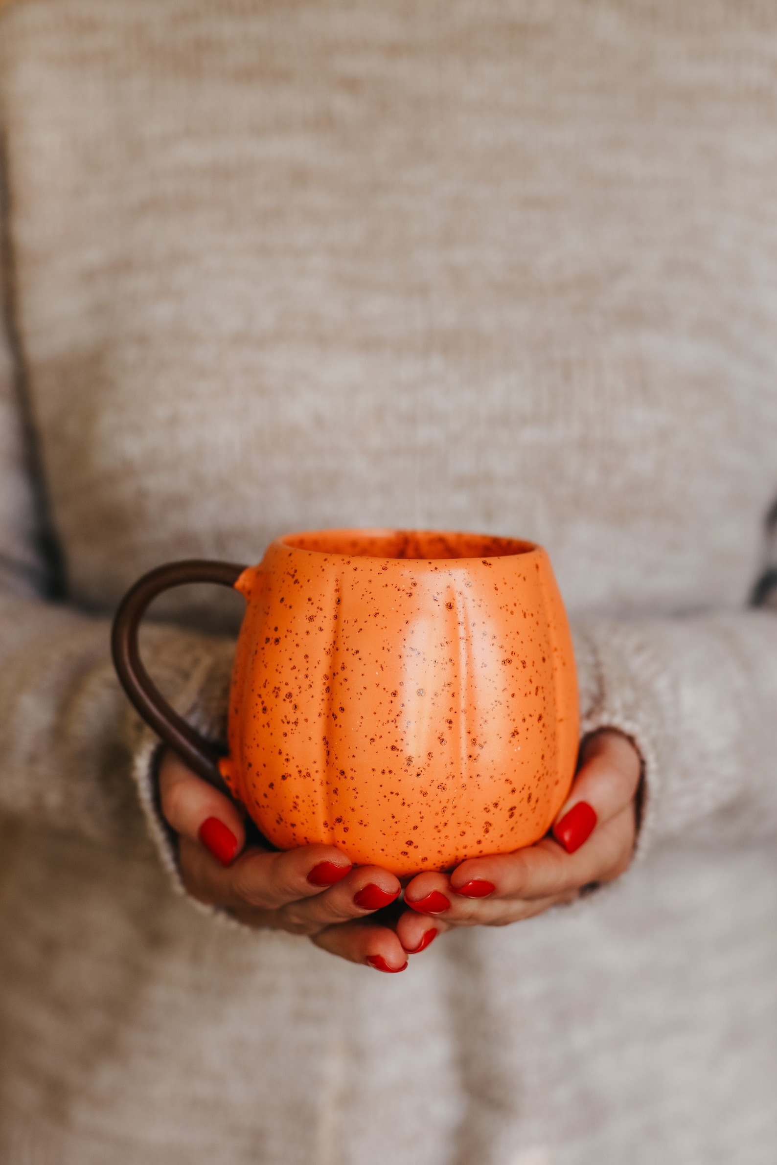 Pumpkin Shaped Mug Orange Pumpkin Cup Hello Pumpkin Fall - Etsy