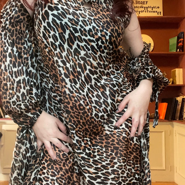 Leopard Lingerie - Etsy