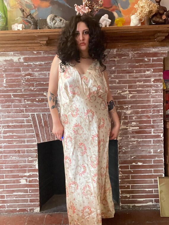 jaw dropping volup vintage 1930s 1940s white floral r… - Gem