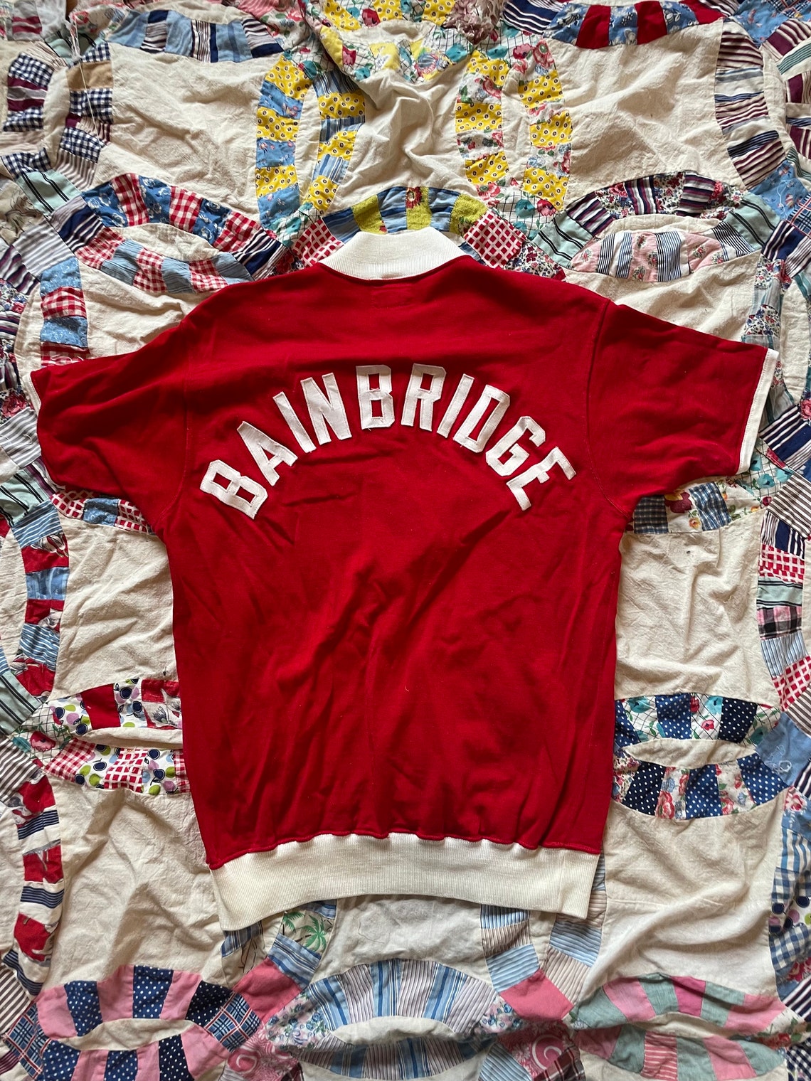 Amazing 1940-50s Bright Red Vintage Baseball Jersey Top multiples - Etsy