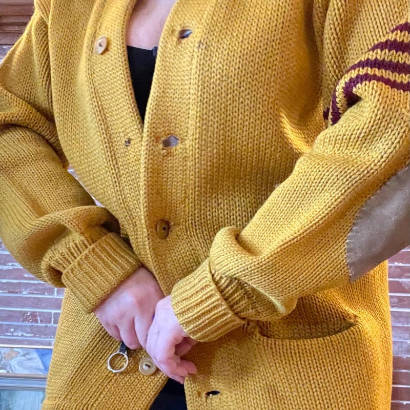 Letterman Sweater - Etsy