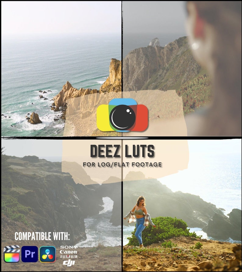 Log LUTS Color Grading Footage and Enhancement Pack - Deez LUTS - Etsy
