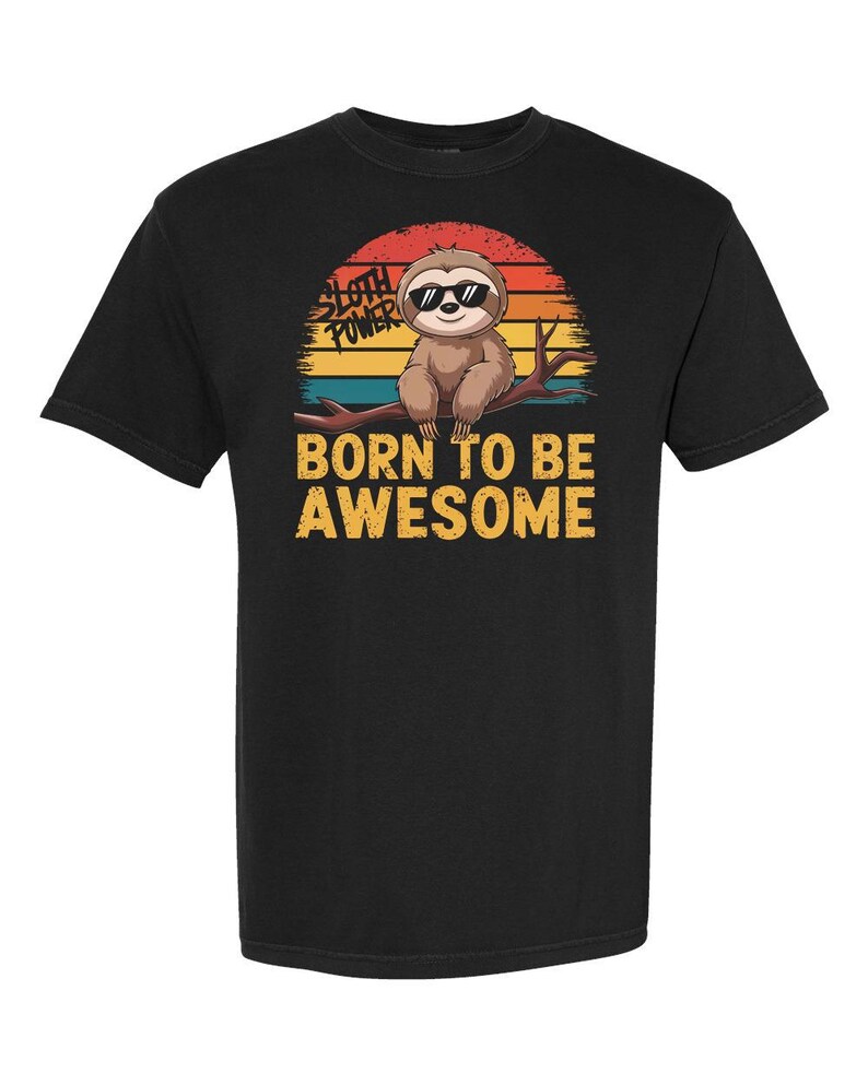 Sloth Power, .png Digital File - Etsy