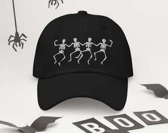 Skeleton Baseball Cap - Etsy