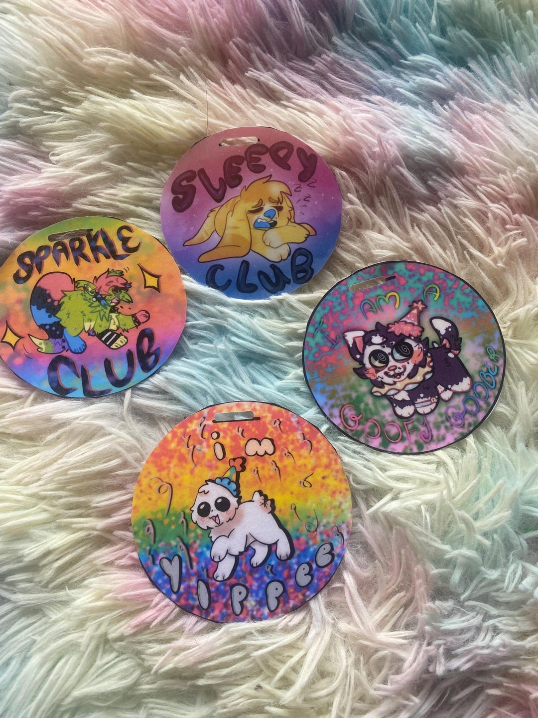Furry ID Badges || Fun Badges for Cons - Etsy
