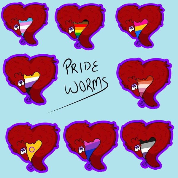 Worms on a String Bisexual - Etsy